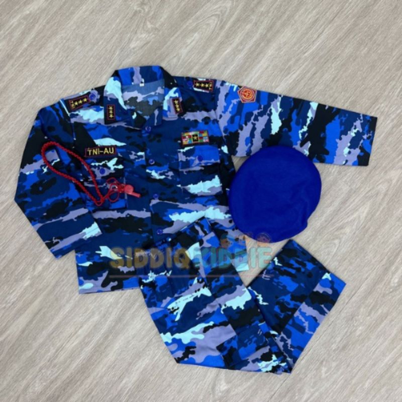 Jual BAJU ANAK LORENG TNI AU (AURI) // SERAGAM PROFESI ANAK TK,PAUD ...