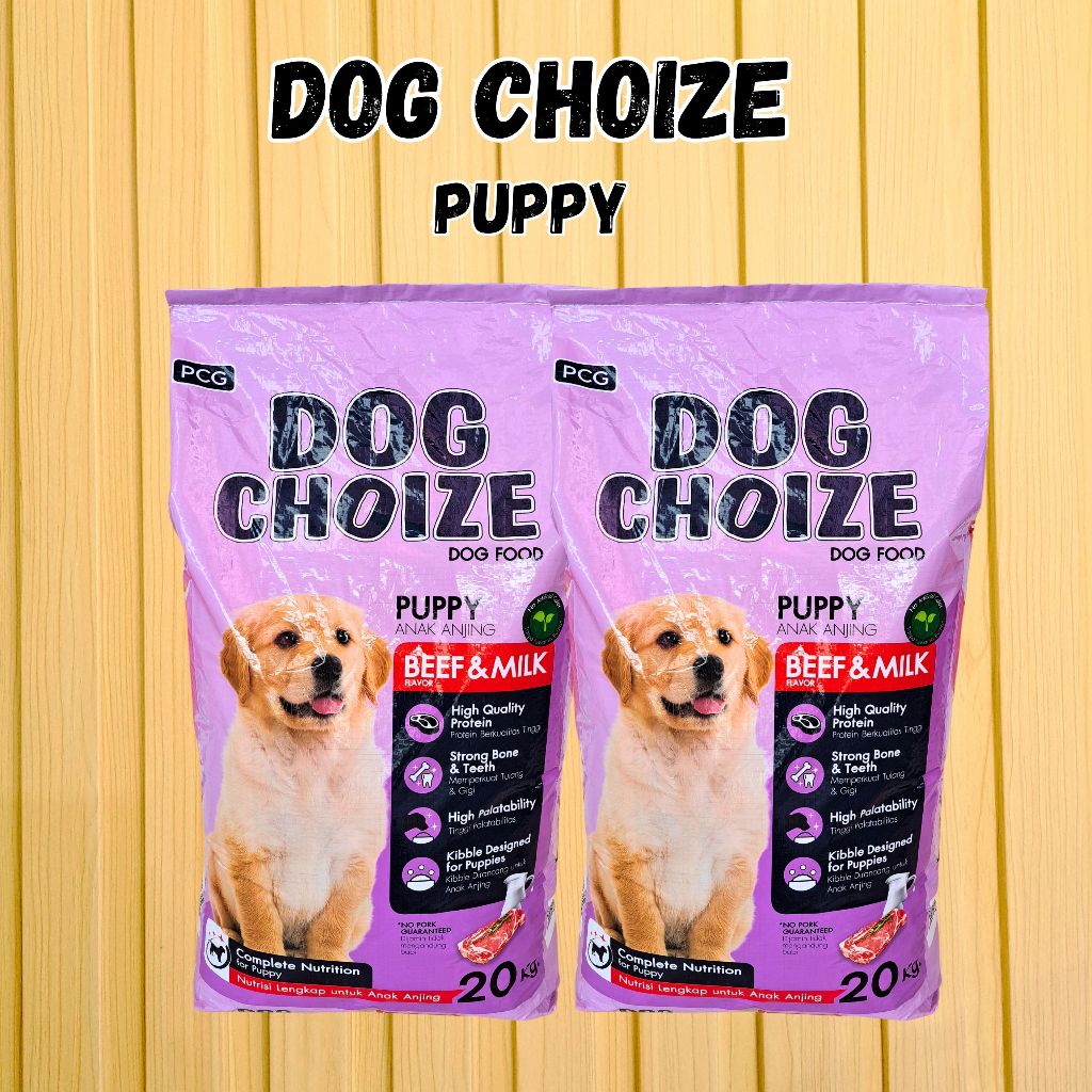 Jual Dog Choize Puppy Beef Dan Milk 20 Kg Freshpack,makanan Anak Anjing ...