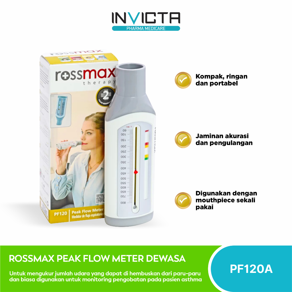 Jual Rossmax Peak Flow Meter Dewasa - PF120A | Shopee Indonesia