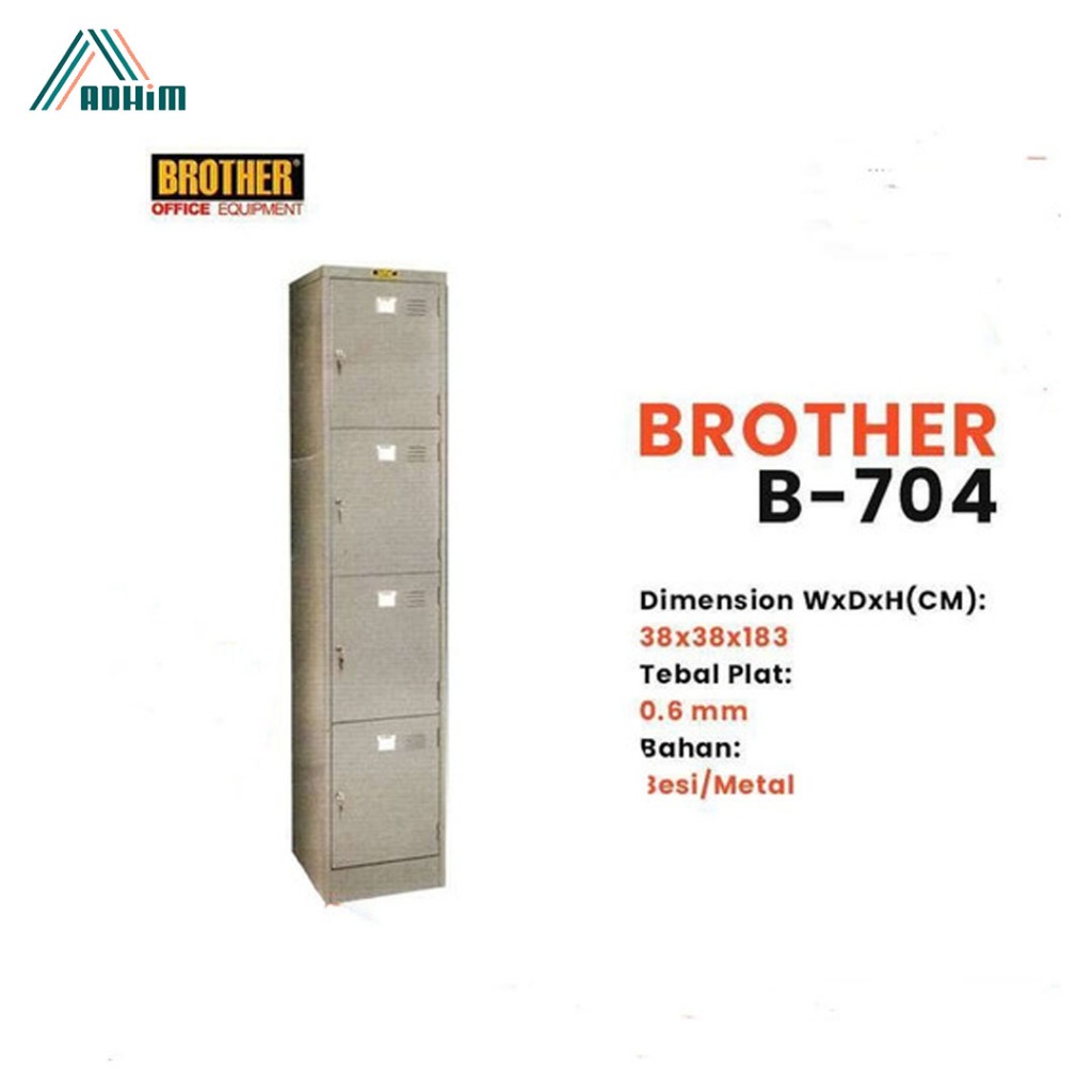Jual Brother B-704 Locker 4 Pintu | Shopee Indonesia