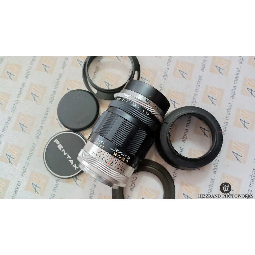 Jual MULUS RARE Lensa Manual Fix Tele Takumar SILVER 135mm f3.5 TAJAM ...