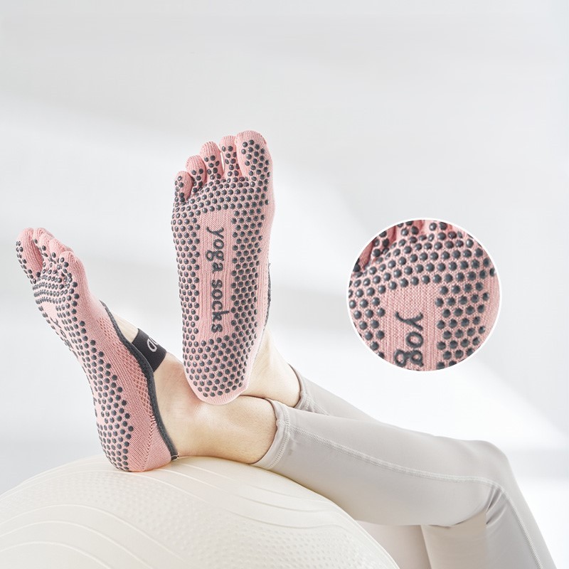 Jual OXY Yoga Socks Non-slip Women's Five-Finger Socks 4057 | Shopee ...