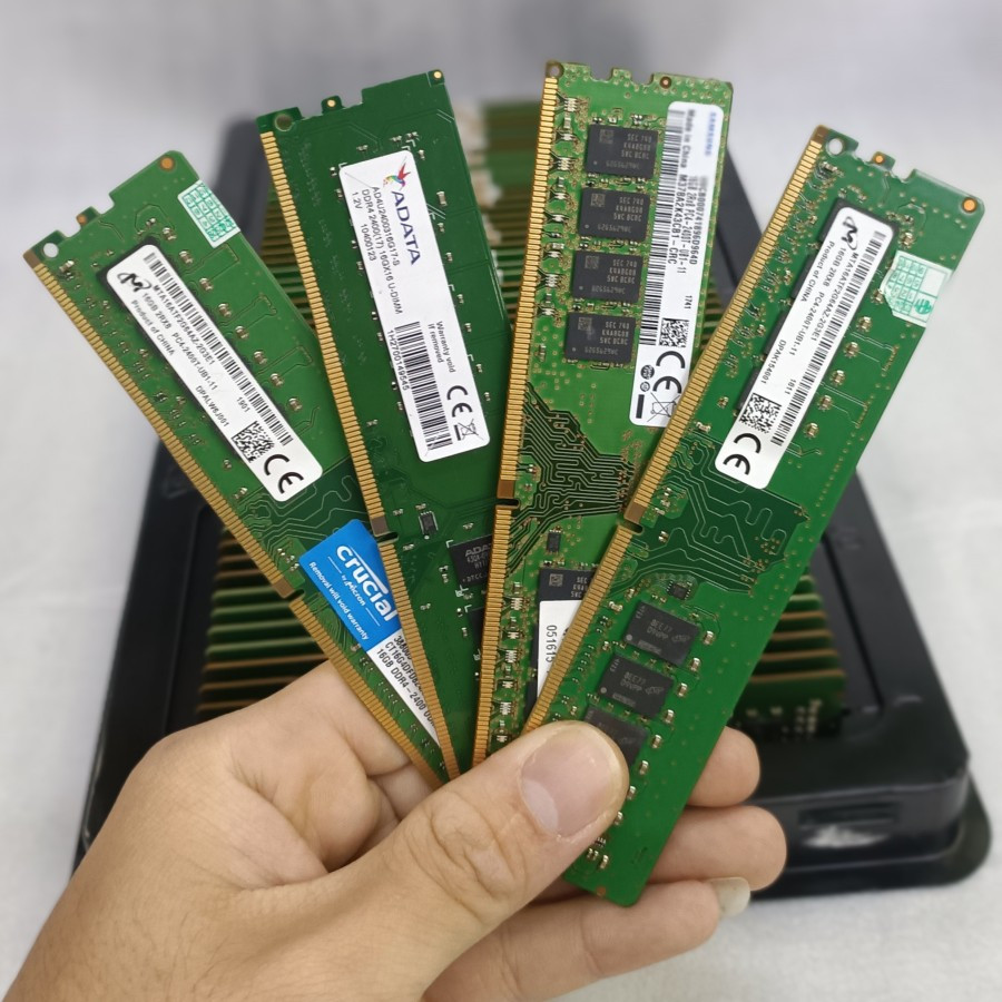 Jual Memory Ram Pc ddr4 16Gb Pc4 - 2400T / Pc4 - 2666v UDIMM ORIGINAL | Shopee Indonesia