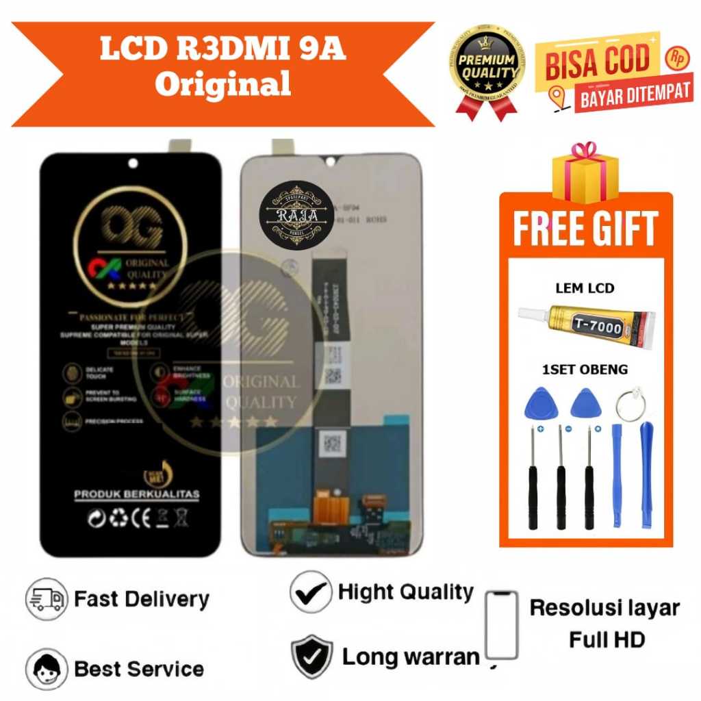 Jual Lcd touchscreen REDMI 9A Original OG SUPER/ Lcd REDMI 9A Original ...