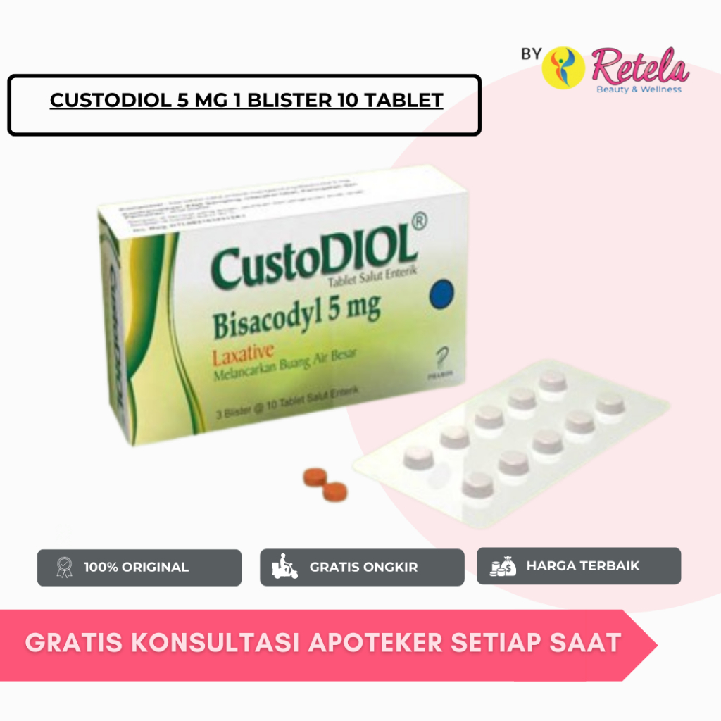 Jual CUSTODIOL 5 MG 1 STRIP 10 TABLET | Shopee Indonesia