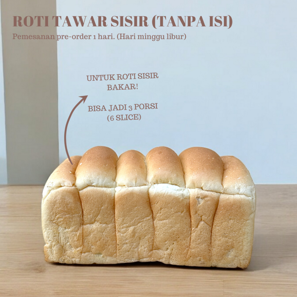 Jual Roti Tawar Sisir/Roti Bakar Sisir Lembut dan Fresh | Shopee Indonesia