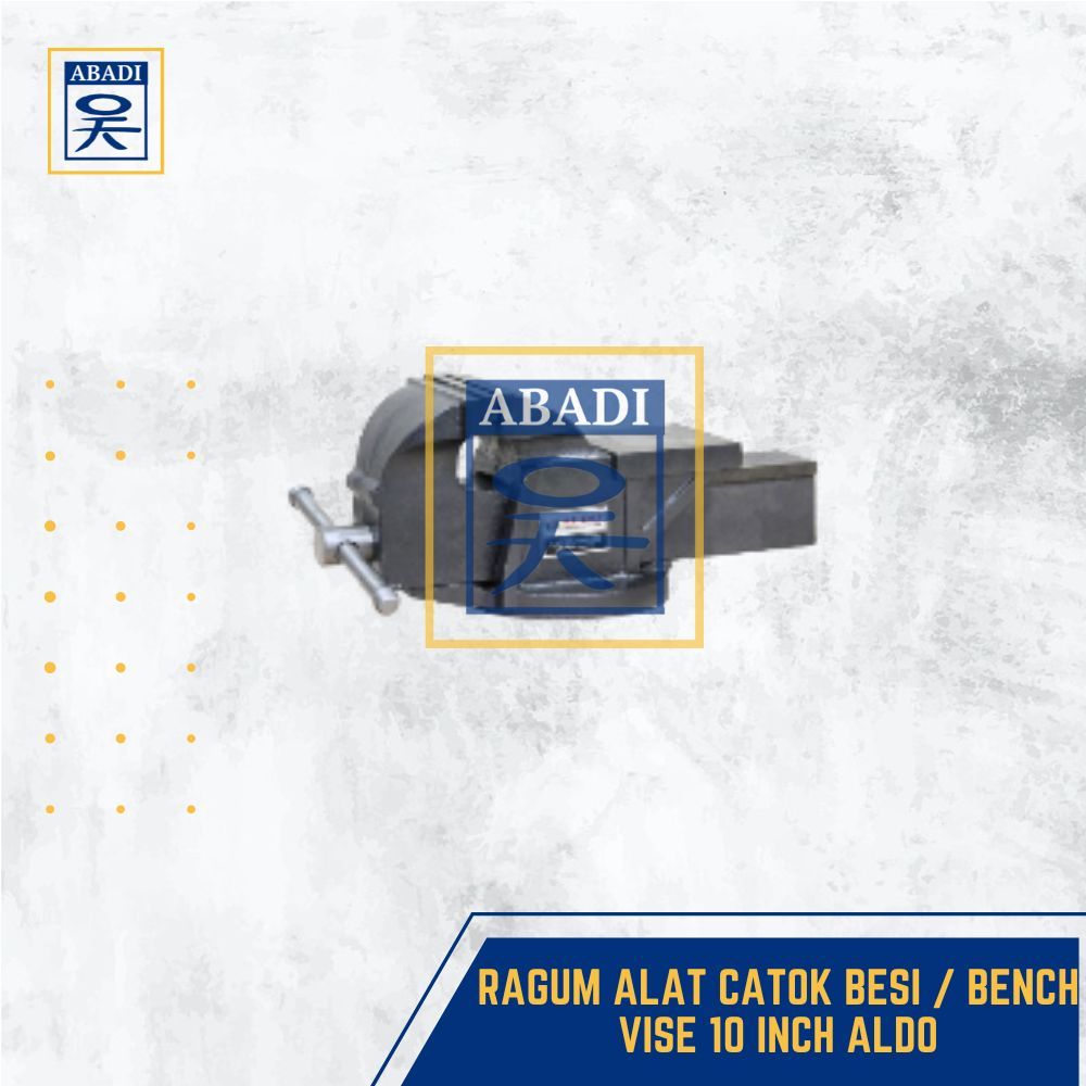 Jual RAGUM ALAT CATOK BESI / BENCH VISE 10 INCH ALDO | Shopee Indonesia