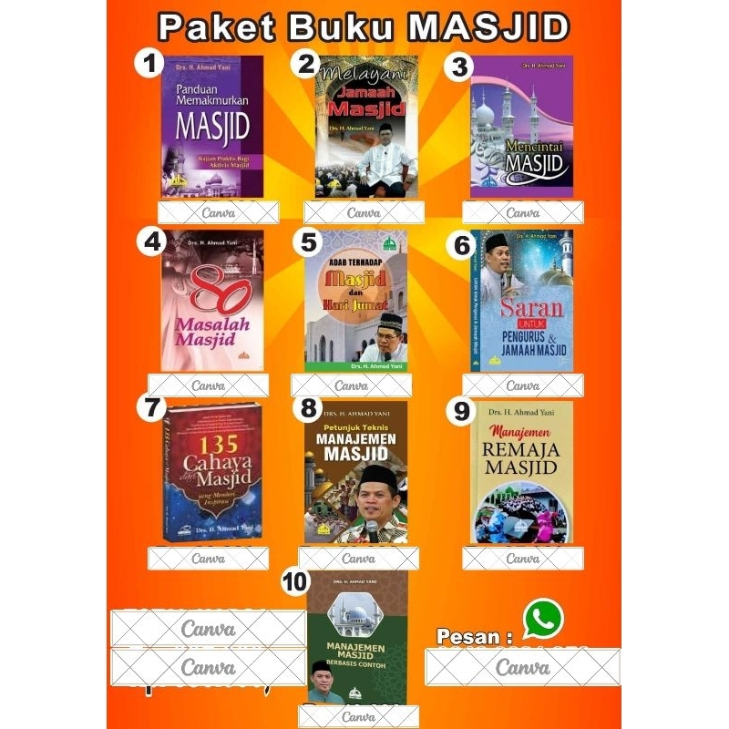 Jual Paket Buku Masjid - Karya Ustadz Ahmad Yani - Buku Masjid | Shopee ... Jual Paket Buku Masjid - Karya Ustadz Ahmad Yani - Buku Masjid | Shopee ...