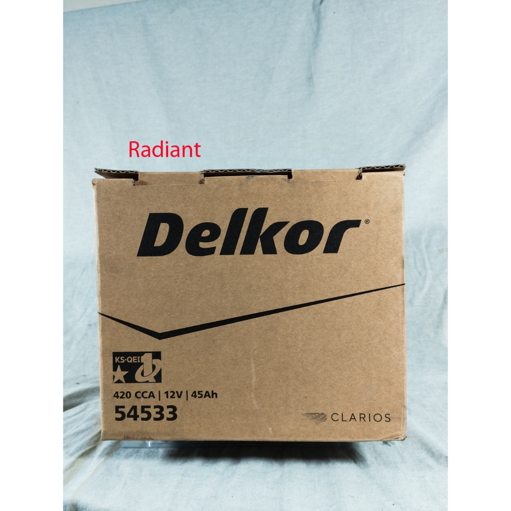 Jual Aki Hyundai Creta, Stargazer, Accu Kering Delkor MF Din 54533 45 ...