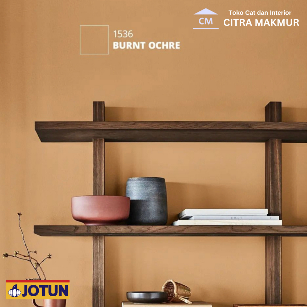 Jual JOTUN 1536 BURNT OCHRE (WARNA POPULER JOTUN) Kemasan Galon - CAT ...