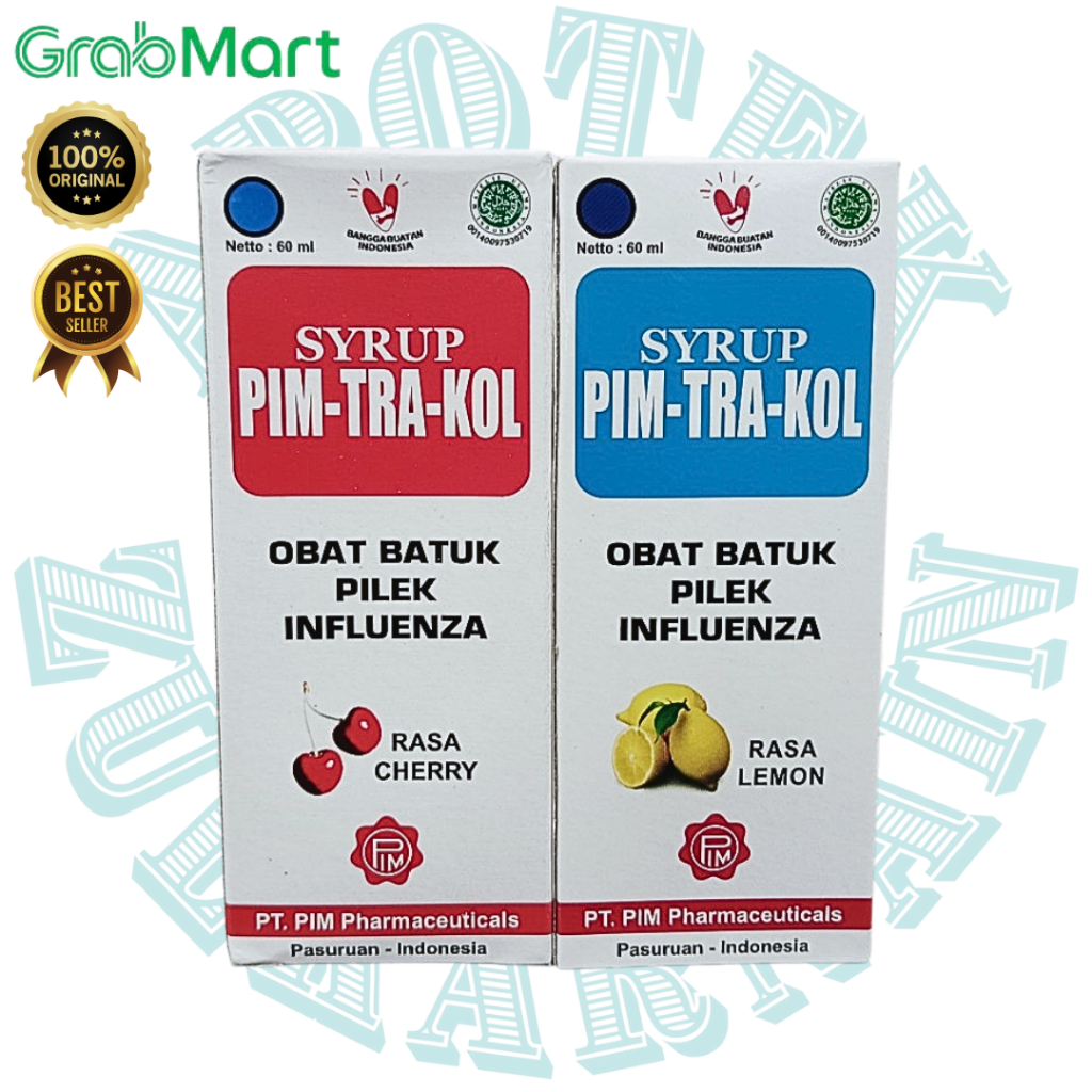 Jual PIM-TRA-KOL PIMTRAKOL SIRUP demam, sakit kepala, batuk berdaha ...