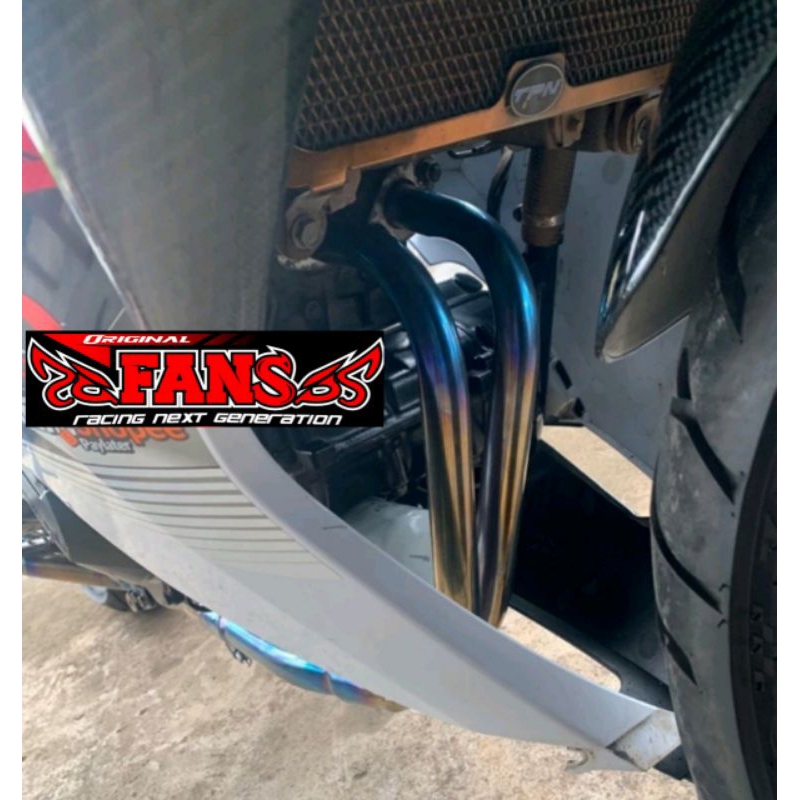 Jual MANIFOLD LEHERAN PIPA KNALPOT RACING HEADER R25 CBR250R R25 MT25 ...