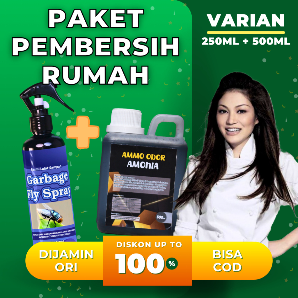 Jual Caren Carlotta paket Garbage Fly Spray 250ml racun lalat rumah ...