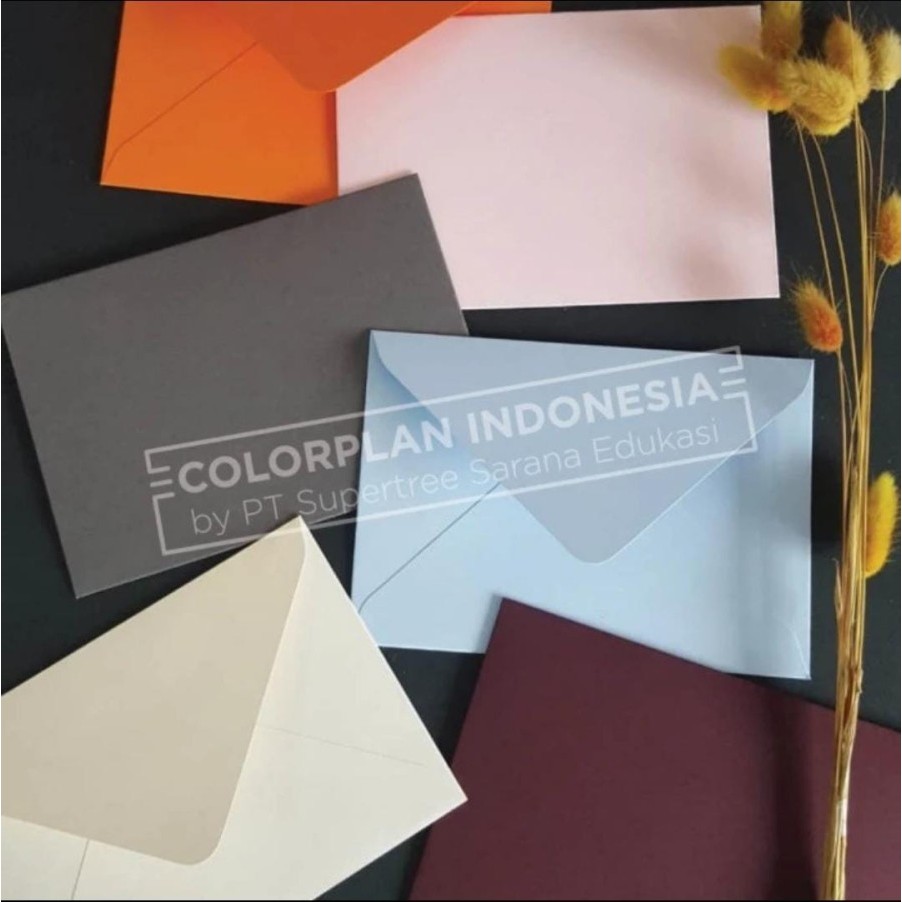 Jual Amplop Colorplan 270gsm A6-114 x 162 mm (1 Pack isi 10 Pcs) | Shopee Indonesia