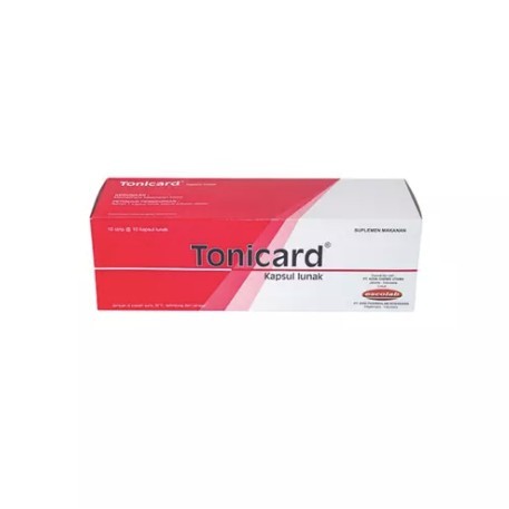 Jual Tonicard Suplemen Untuk Kesehatan Tubuh dan Jantung 1 Box Isi 100 ...