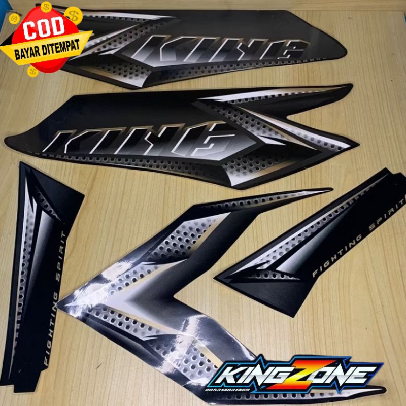 Jual STRIPING STIKER RX KING RXKING TAHUN 2008 2009 HITAM KUALITAS ...