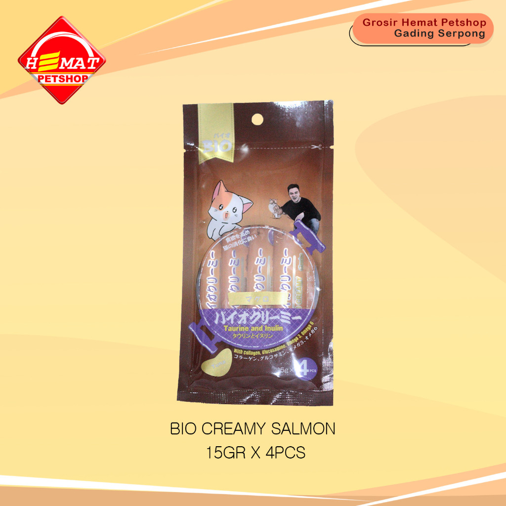 Jual Snack Kucing Bio Creamy Treats 60 Gr / Makanan Kucing Basah Bio ...