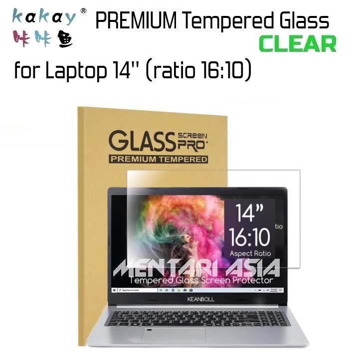 Jual Tempered Glass Laptop 14" (Ratio 16:10) - KAKAY Premium Glass ...