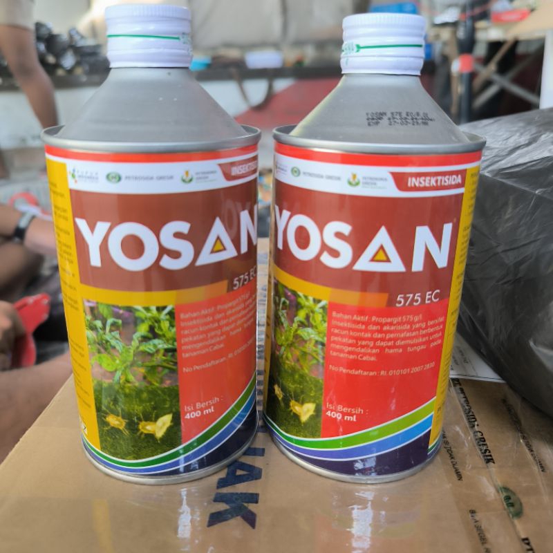 Jual akarisida insektisida yosan 400 ml pengendali tungau cabai ...