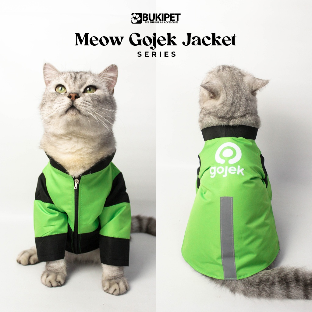 Jual Baju Kucing Anjing Lucu Cowok Cewek Murah Kostum - BUKIPET JAKET GOJEK | Shopee Indonesia