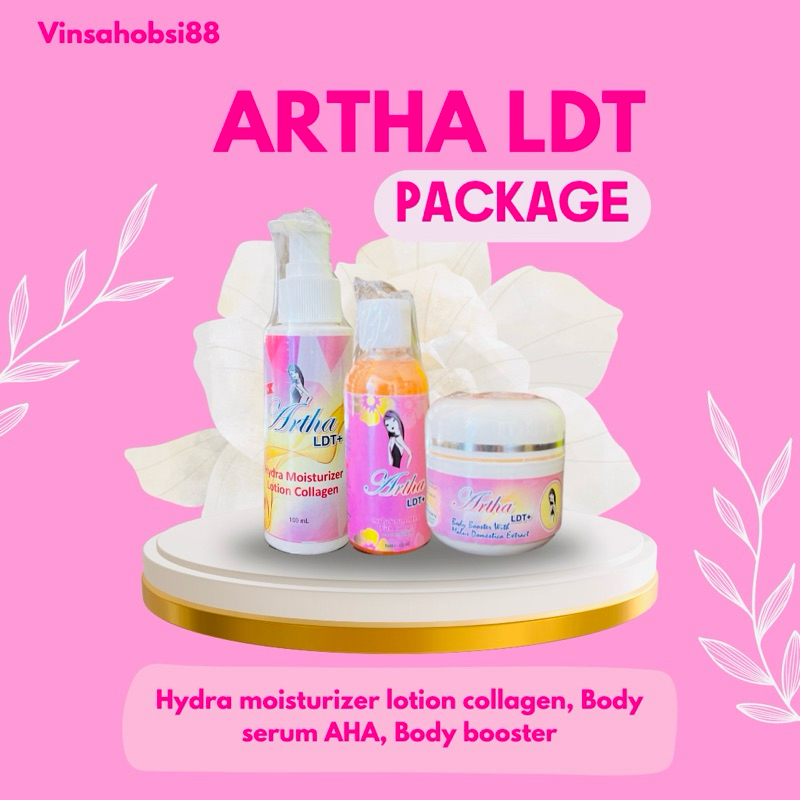 Jual PAKET GLOW UP ISI 3 PCS BODY CARE ARTHA LDT+ LOTION-AHA-BODY BOOSTER ARTHA LDT | Shopee ...