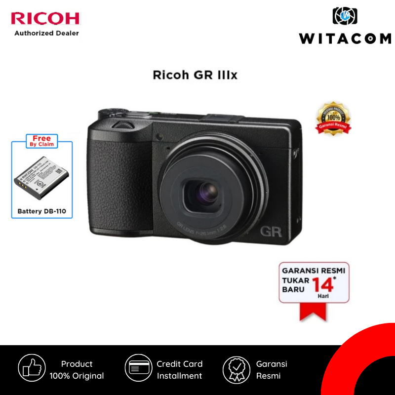 Jual Ricoh GR III X / GR IIIX / GR 3X - Garansi Resmi | Shopee Indonesia