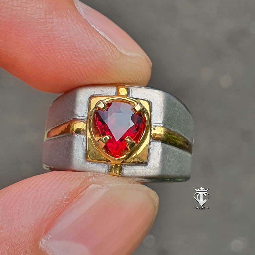 Jual Batu Permata Natural RED Spicy Ruby Songea Tanzania 1.29 Ct GRI Memo | Shopee Indonesia