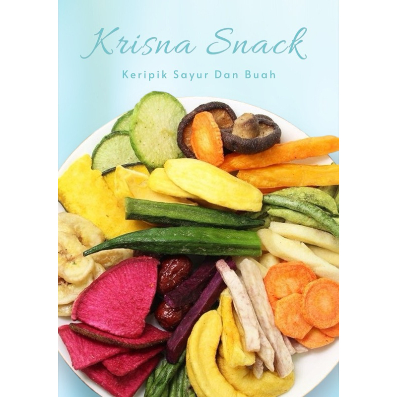 Jual KERIPIK MIX SAYUR DAN BUAH KEMASAN JUMBO 500GR DAN 250 GR | Shopee ...