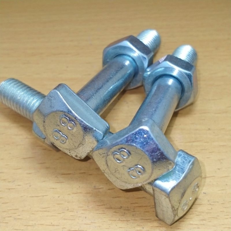 Jual hammer head bolt baut kepala kotak m10x 65mm pitch 1,5 baja grade ...