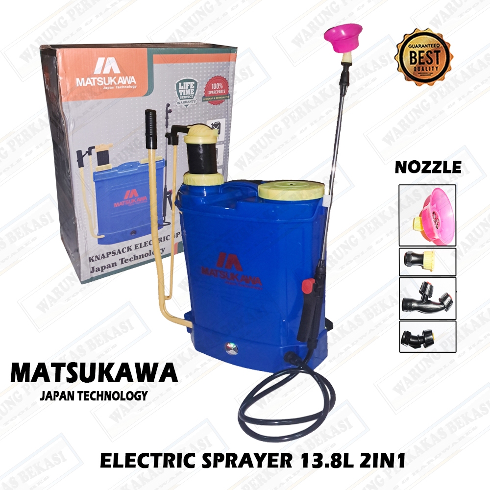 Jual MATSUKAWA Tangki Sprayer Manual 13.8 Liter Alat Semprotan Hama ...