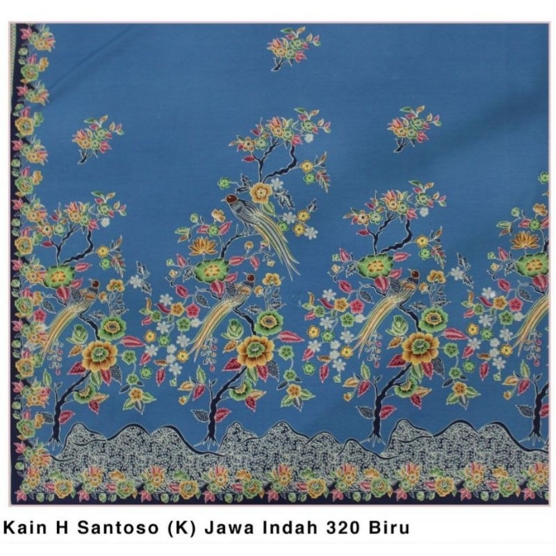 Jual Pa Kain Batik Monocrom Indigo Kain Bridesmaid Tradisional Cukin ...
