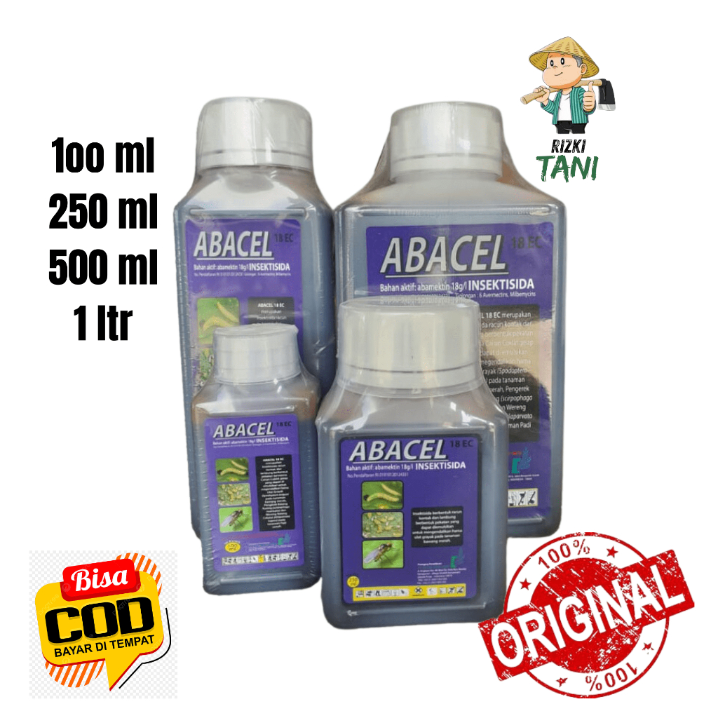 Jual Insektisida Abacel 18 EC 1 liter, 500ml, 250ml, 100ml Abamektin 18 ...