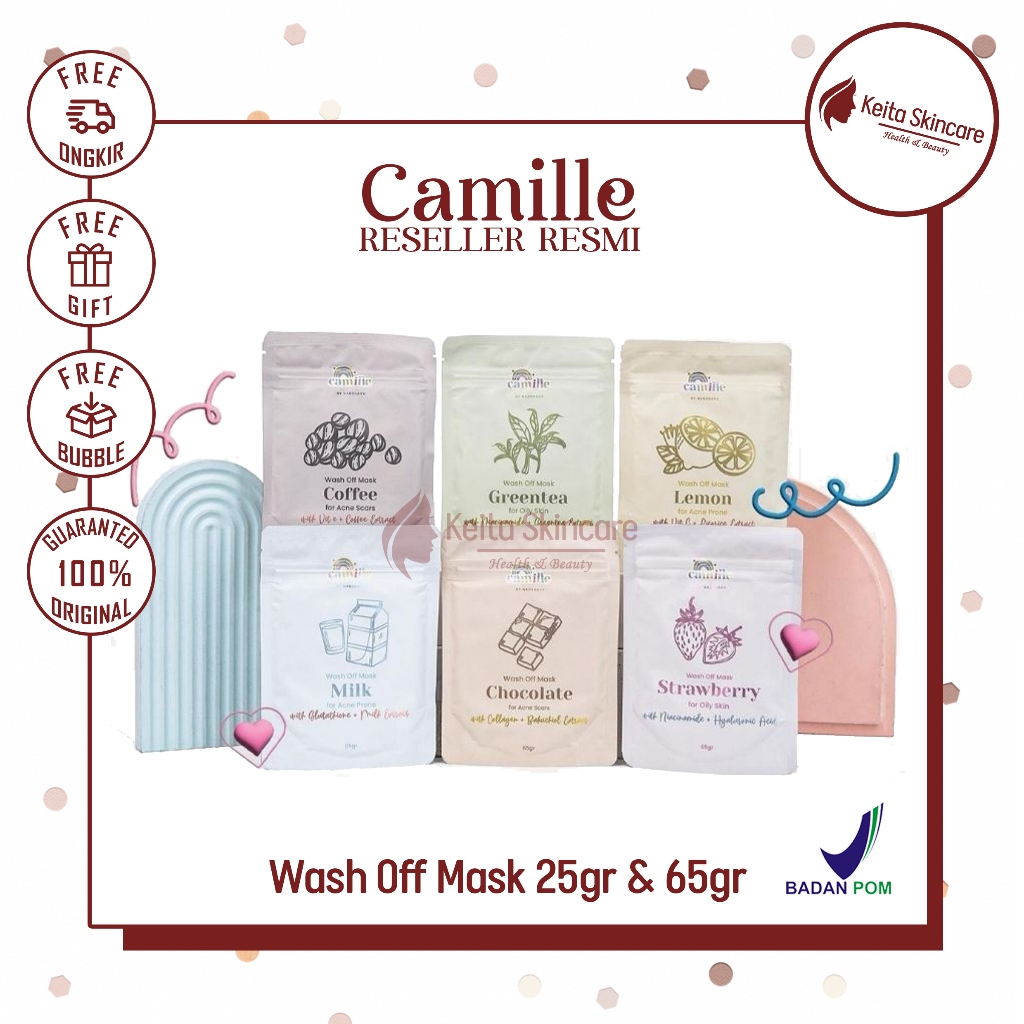 Jual Camille Beauty Masker 25gr 65gr | Masker Wajah Camille Beauty ...