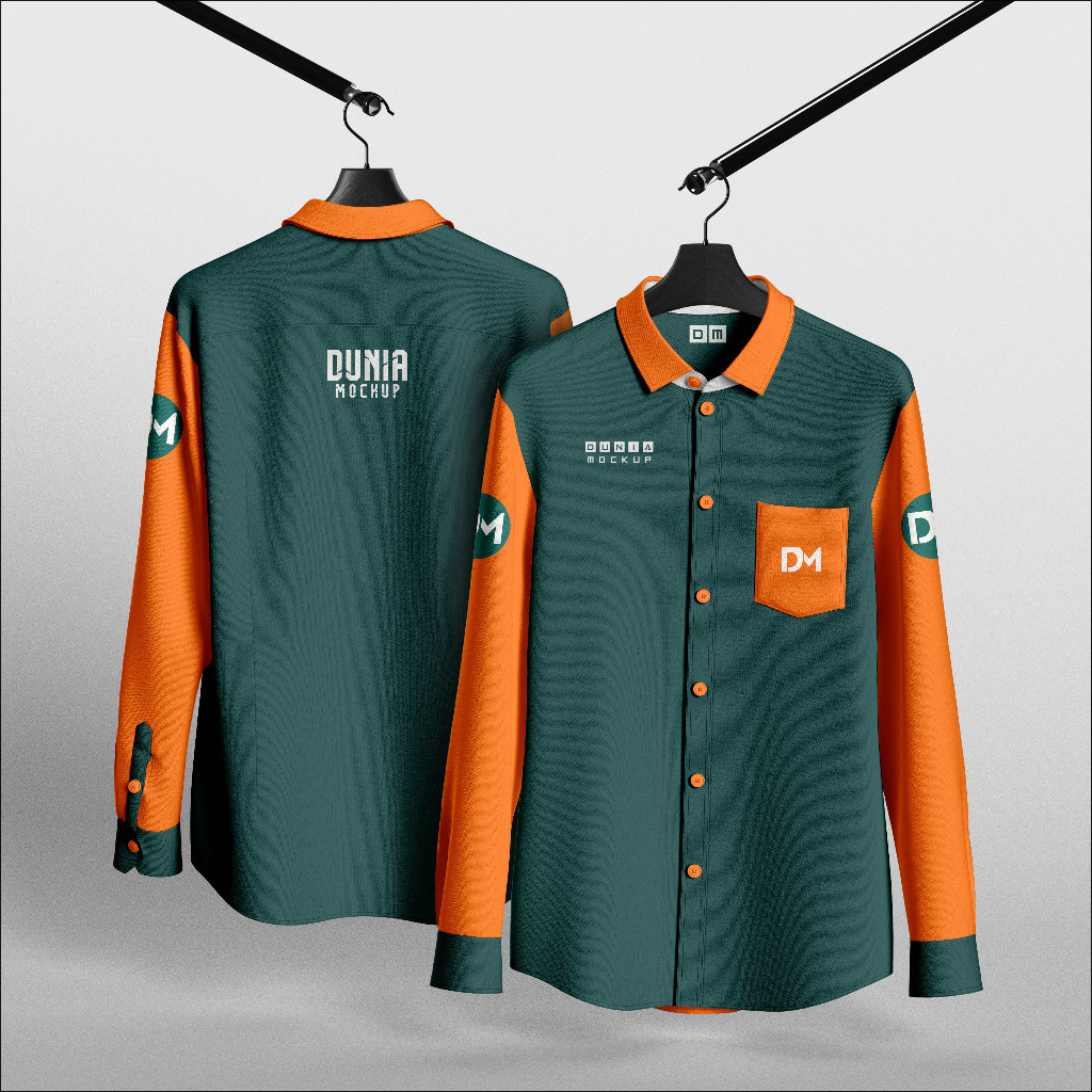 Jual Mockup Kemeja Lengan Panjang Hanger - CDR | Shopee Indonesia