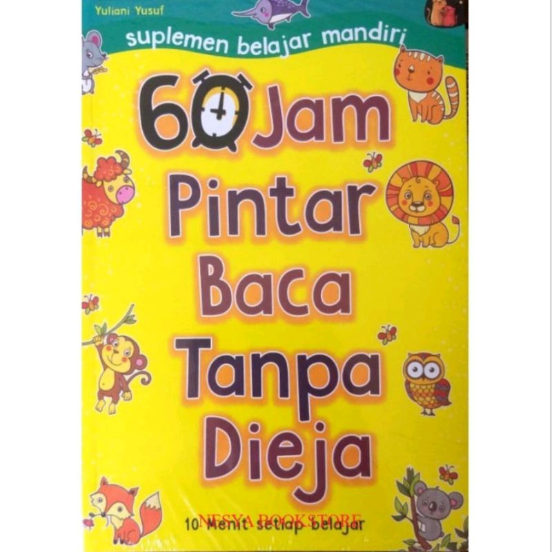 Jual Paket Anak Suka Membaca Buku 60 Jam Pintar Baca Tanpa Dieja Buku ...