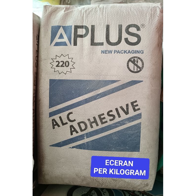 Jual Semen Perekat Hebel Bata Ringan Aplus Eceran Per Kilogram | Shopee ...