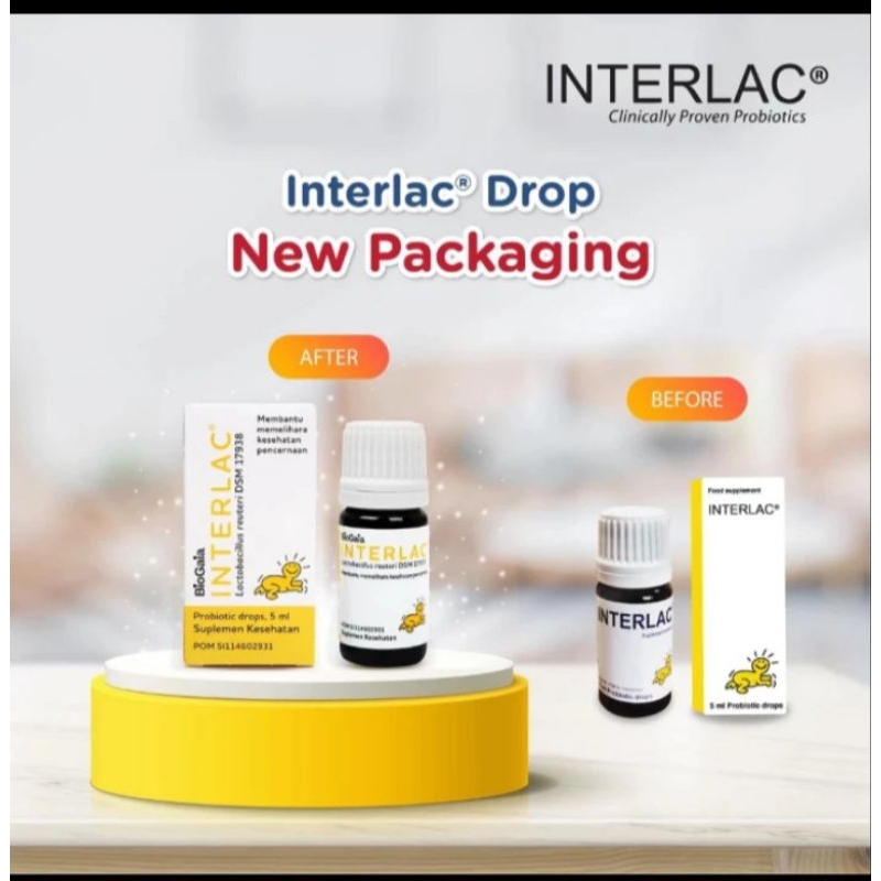 Jual Interlac Probiotic Drop 5ML | Shopee Indonesia
