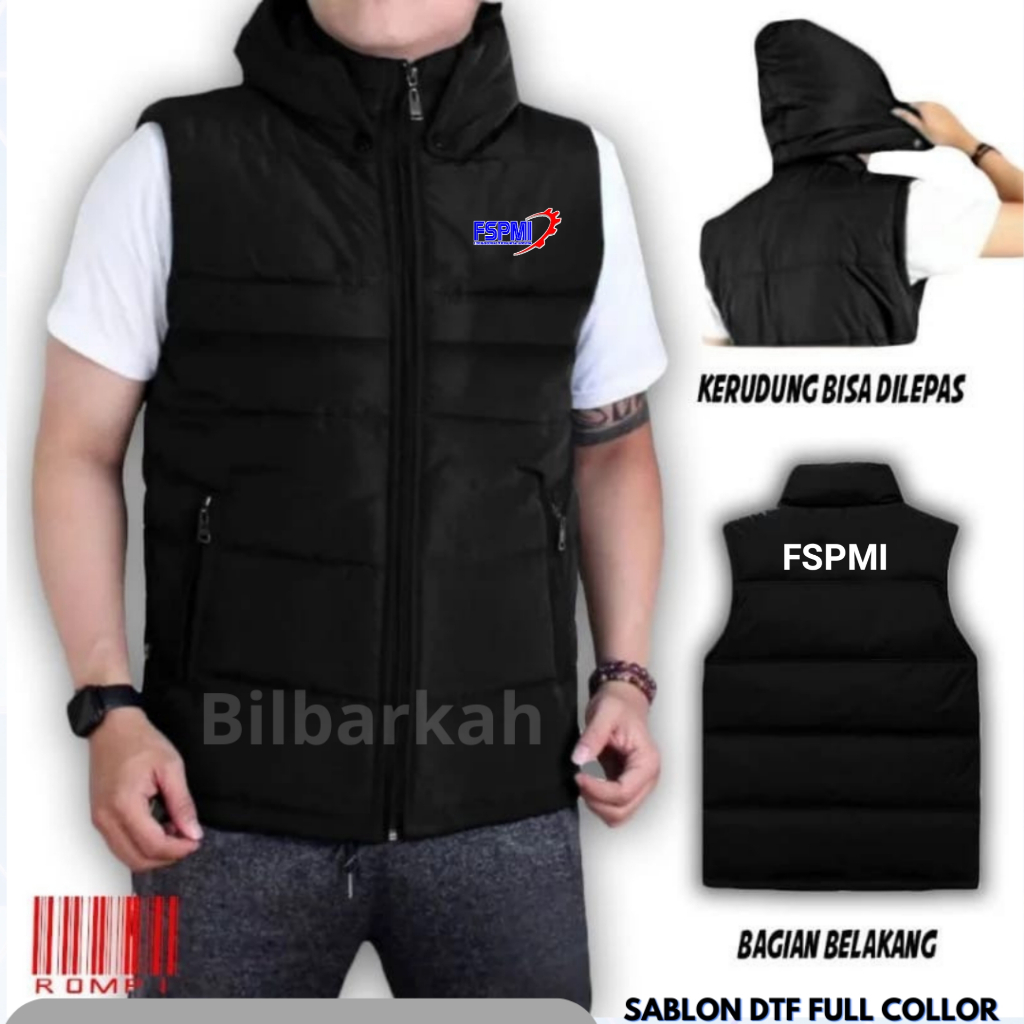 Jual Rompi Fspmi Jaket Rompi Fspmi Bisa Custom Rompi Tebal | Shopee ...