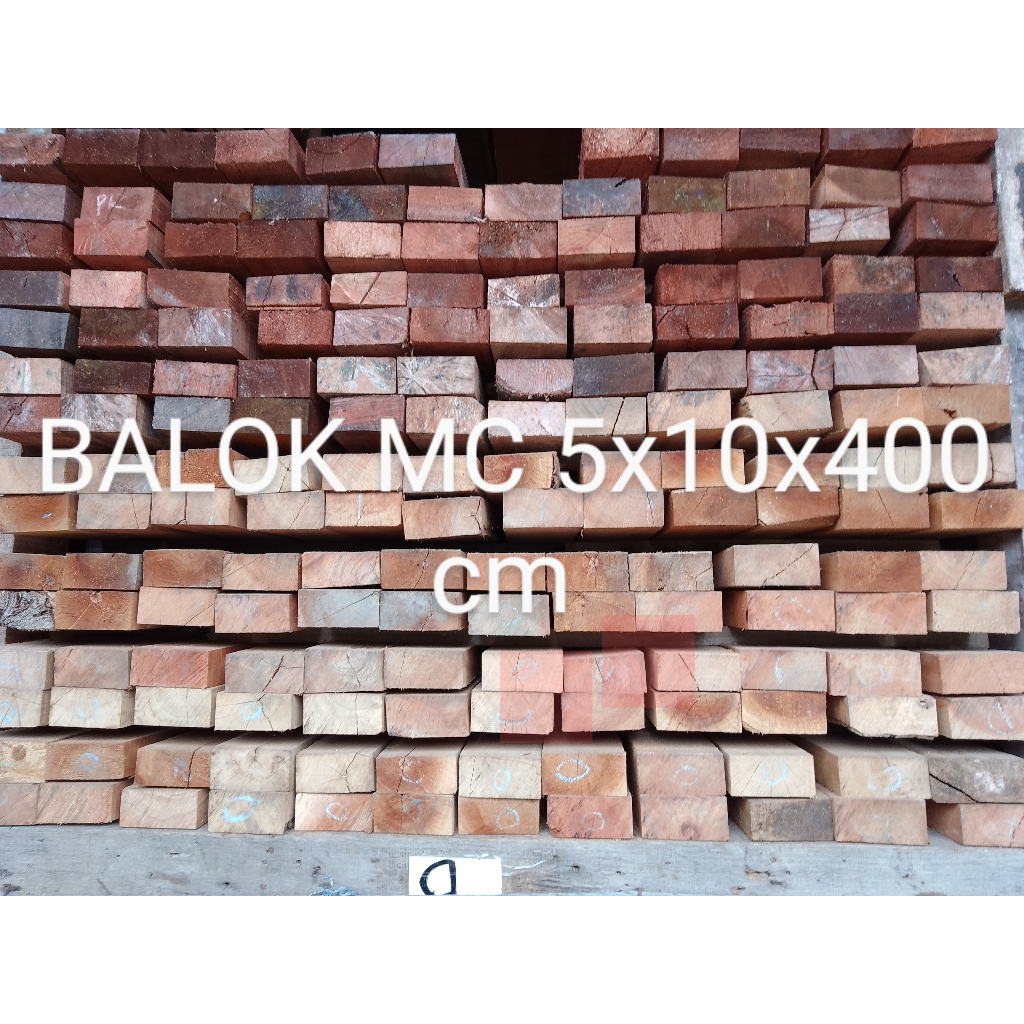 Jual KAYU BALOK MERANTI Uk : 5 x 10 x 400 CM (HARGA / KUBIK) | Shopee ...