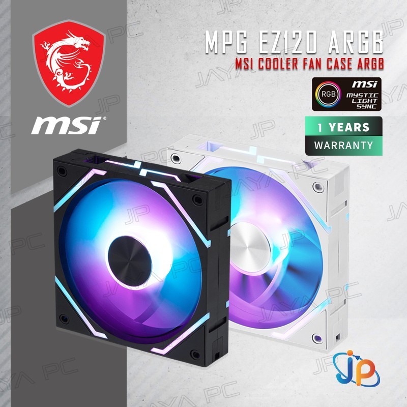 Jual MSI MPG EZ120 ARGB Cooler Fan Case - Fan Casing 12cm | Shopee ...