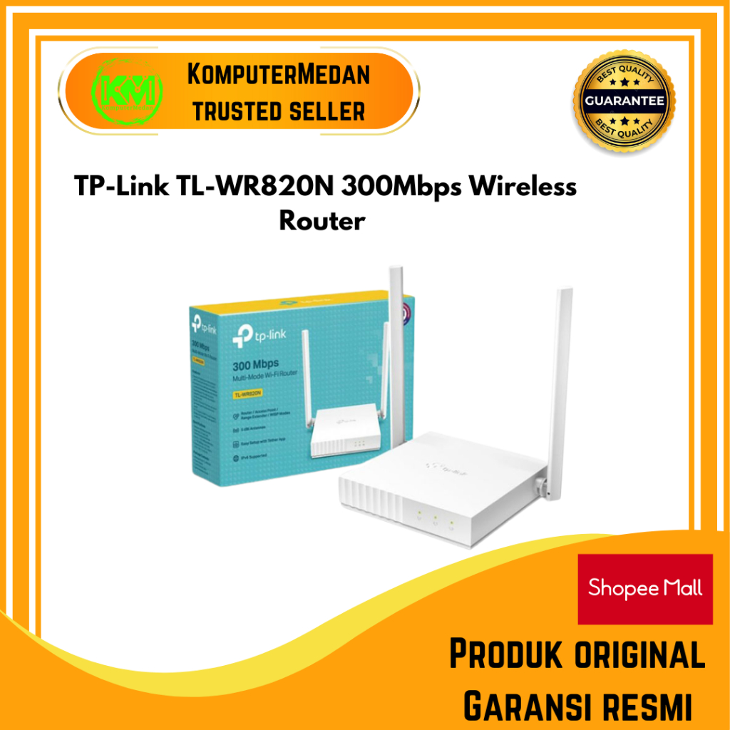 Jual TP-Link TL-WR820N 300Mbps Wireless Router TP LINK WR820N 820N ...