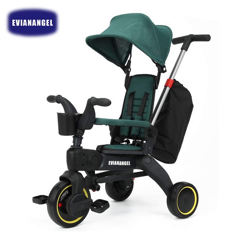 Jual EVIANANGEL Sepeda Roda Tiga Tricycle Stroller Baby Sepeda Anak Lipat Sepeda Anak Roda 3 ...