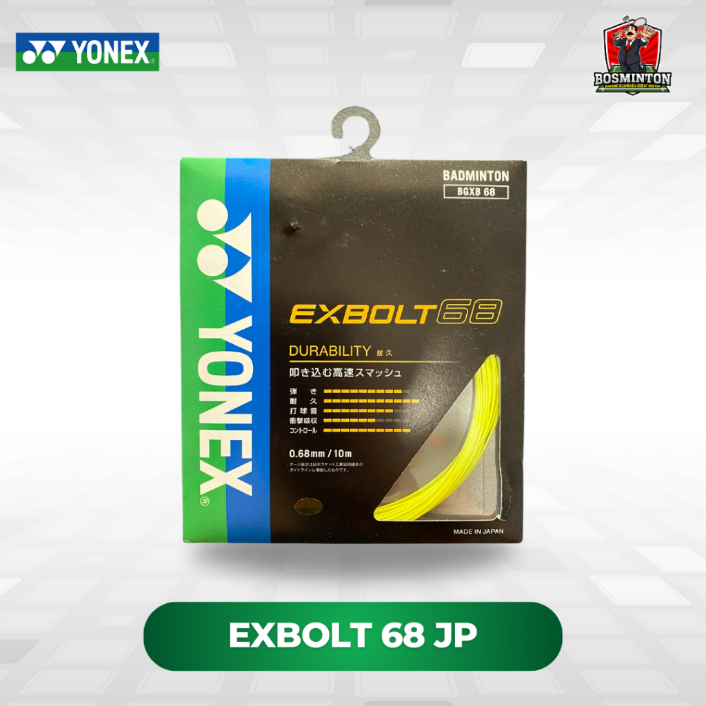 Jual Yonex Exbolt 68 JP Original Senar Raket Badminton Bulu Tangkis ...