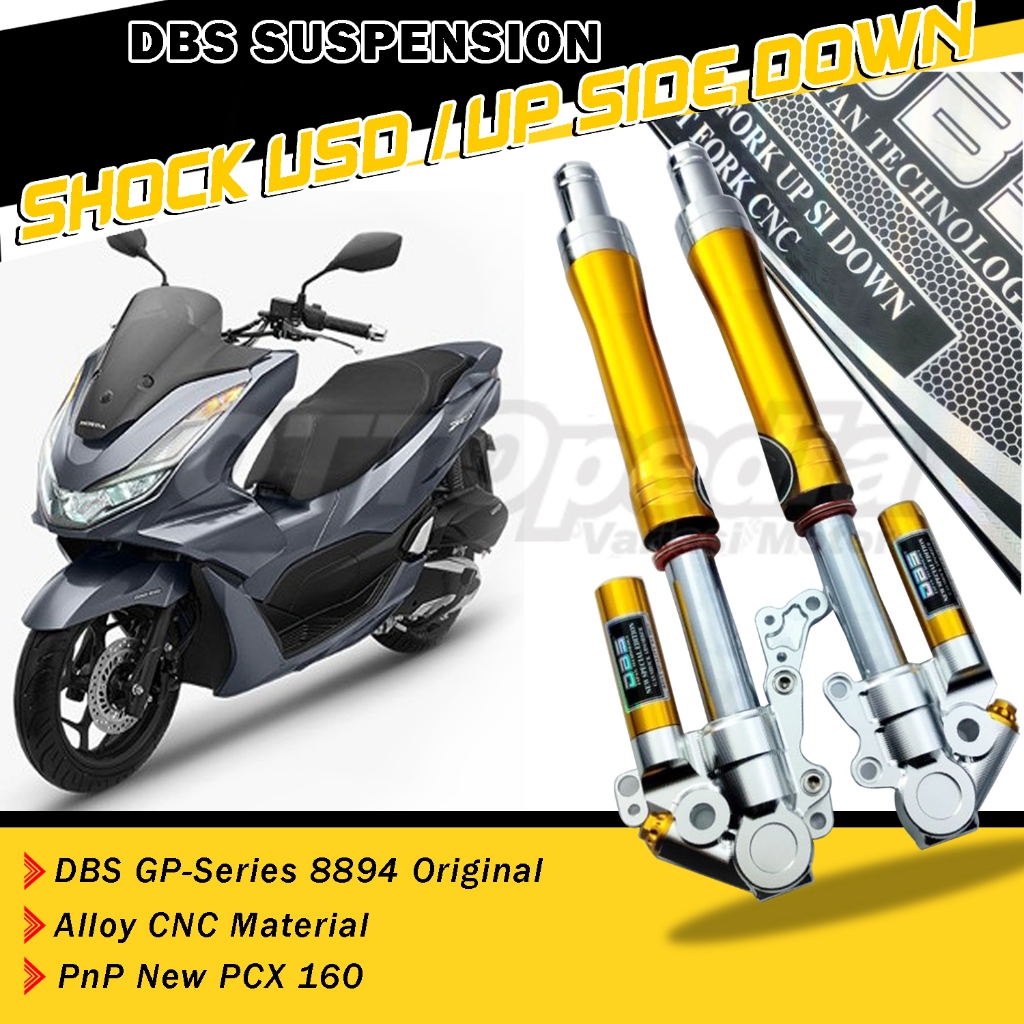 Jual USD Shock Depan UpSide Down New PCX 160 PCX160 DBS Premium GP ...
