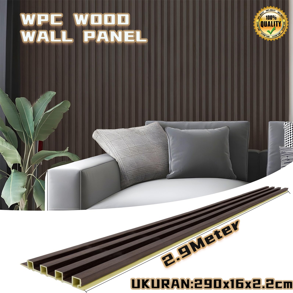 Jual 2.9meter Wall Panel / Wpc Wall Panel / Wall Panel Pvc / Wood Wpc ...