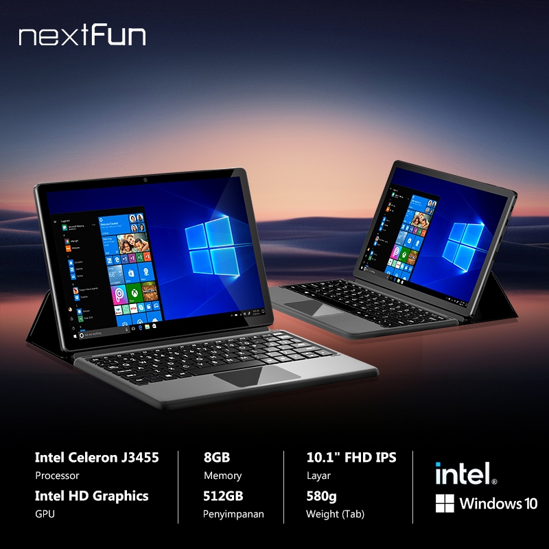 Jual NEXTFUN TABLET PC LAOTOP TOUCH SCREEN WINDOWS 10 DDR4 8GB SSD ...