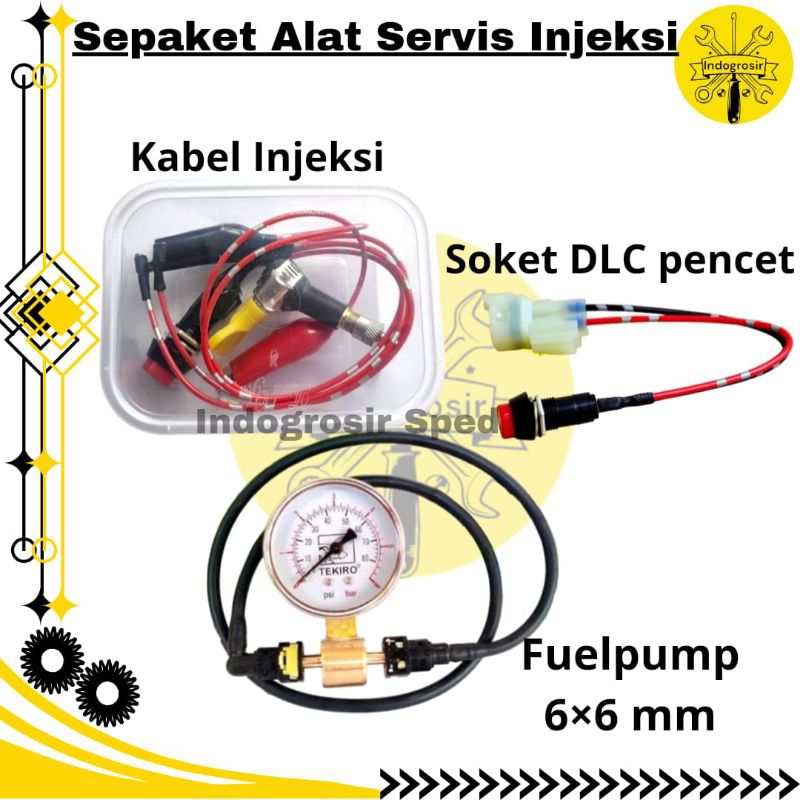Jual Alat ukuran tekanan fuelpump motor injeksi + alat Servis injektor ...