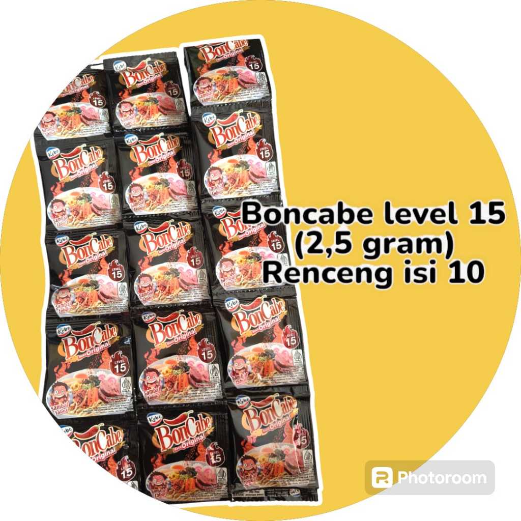 Jual BONCABE LEVEL 15 (1 RENCENG = 10 SASET) | Shopee Indonesia