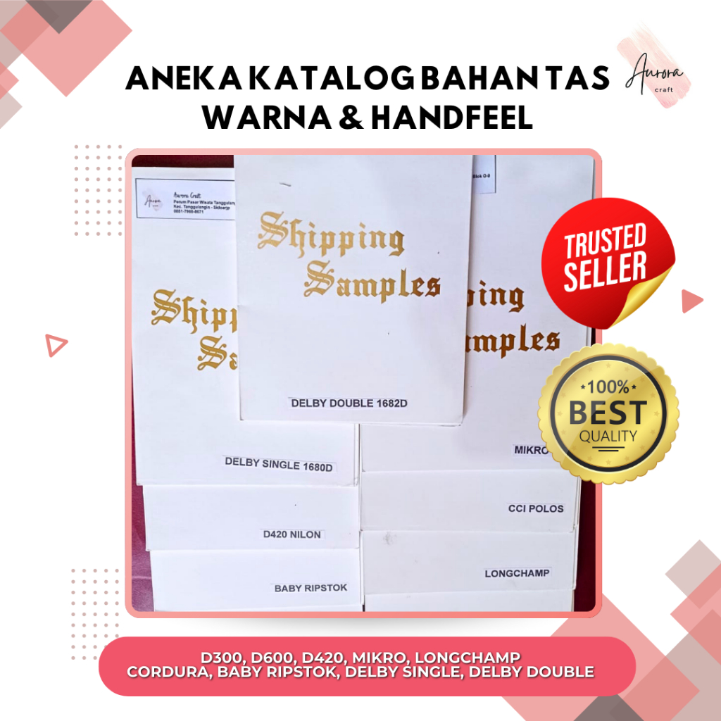 Jual ANEKA KATALOG SAMPLE BAHAN TAS DAN HANDFEEL KAIN | Shopee Indonesia