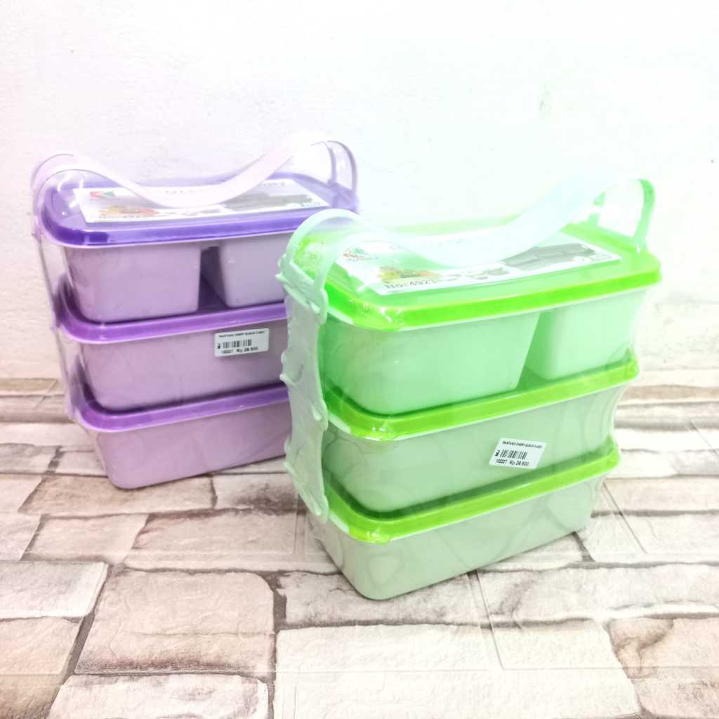 Jual Rantang Cherry Susun 3 4923 | Rantang / Tempat Penyimpanan Makanan ...